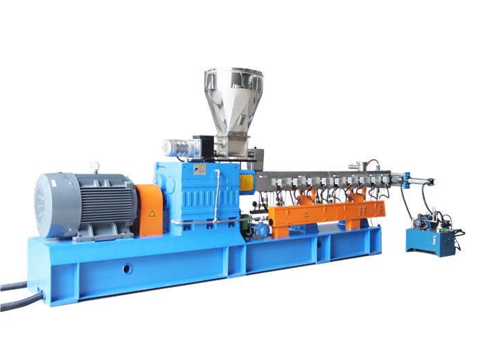 Tinggi Torsi Twin Screw Plastic Extrusion Equipment, Masterbatch Line ...